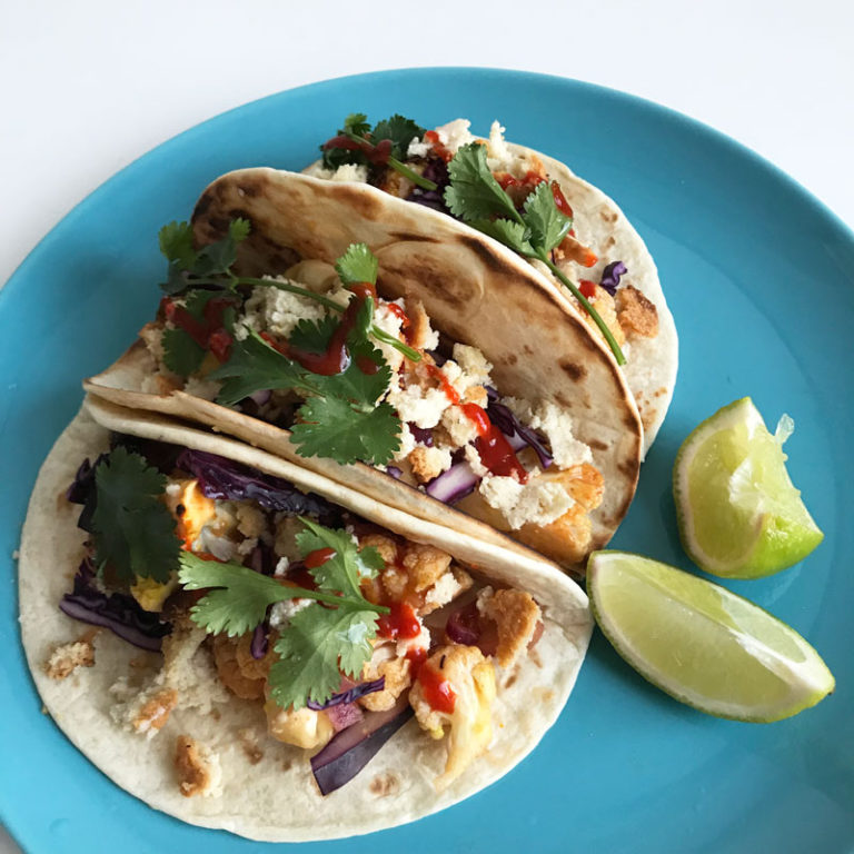 Wat eet je dan wel? - Taco's met spicy bloemkool - Wat eet je dan wel?